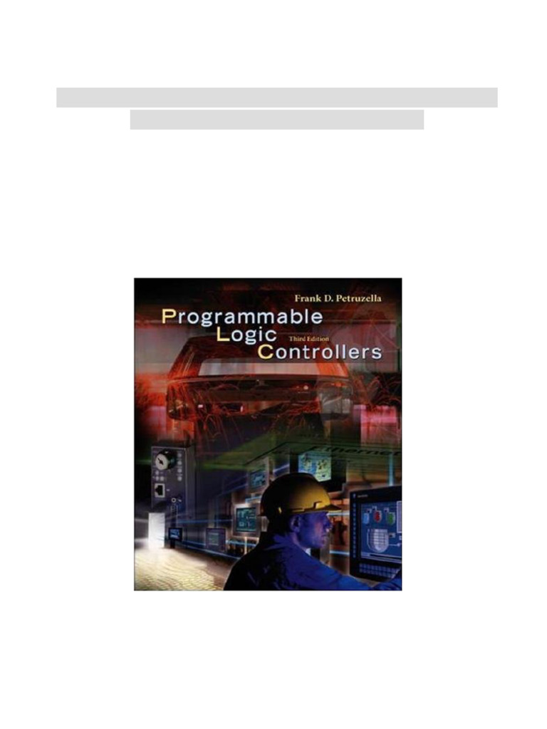 Programmable Logic Controllers 3rd Edition Frank Petruzella pdf download | PDF | Programmable ...