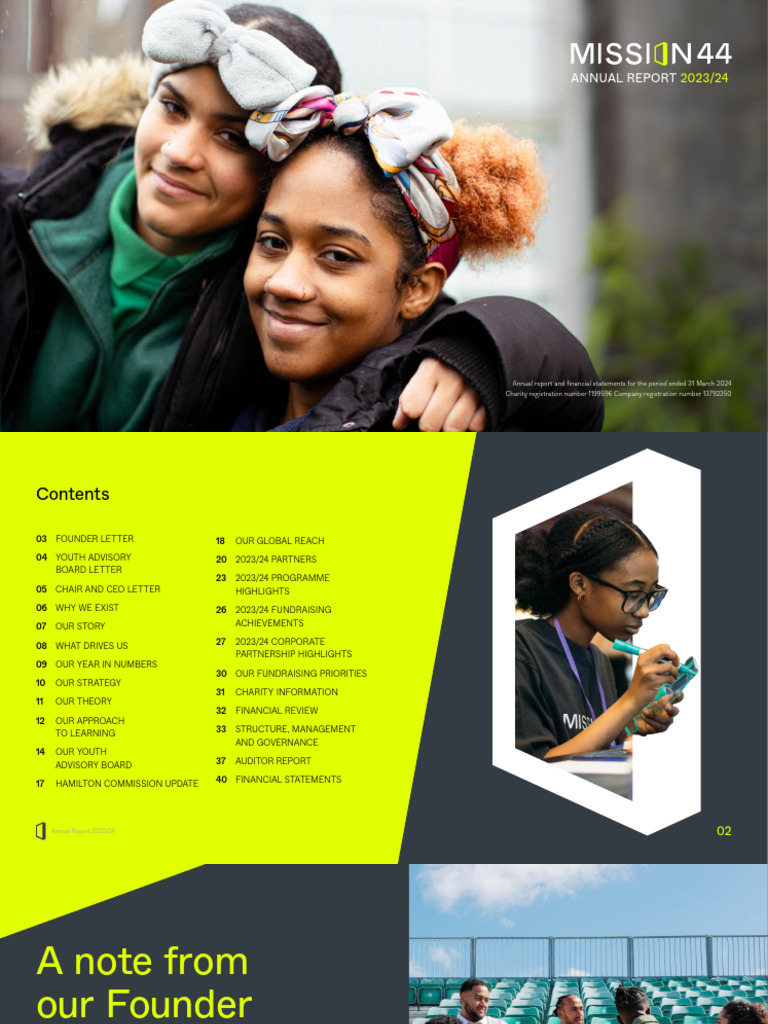 Mission 44 Annual Report 2023/24 | PDF | Science, Technology ...