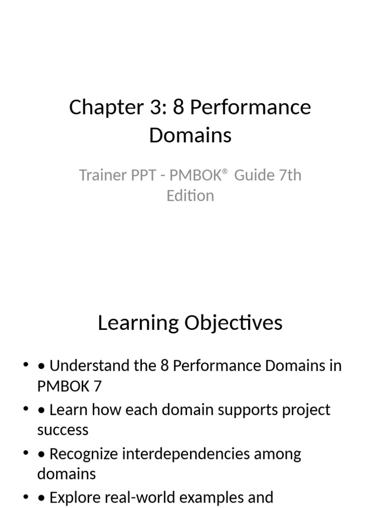 PMBOK7 Chapter3 Trainer | PDF | Agile Software Development | Business