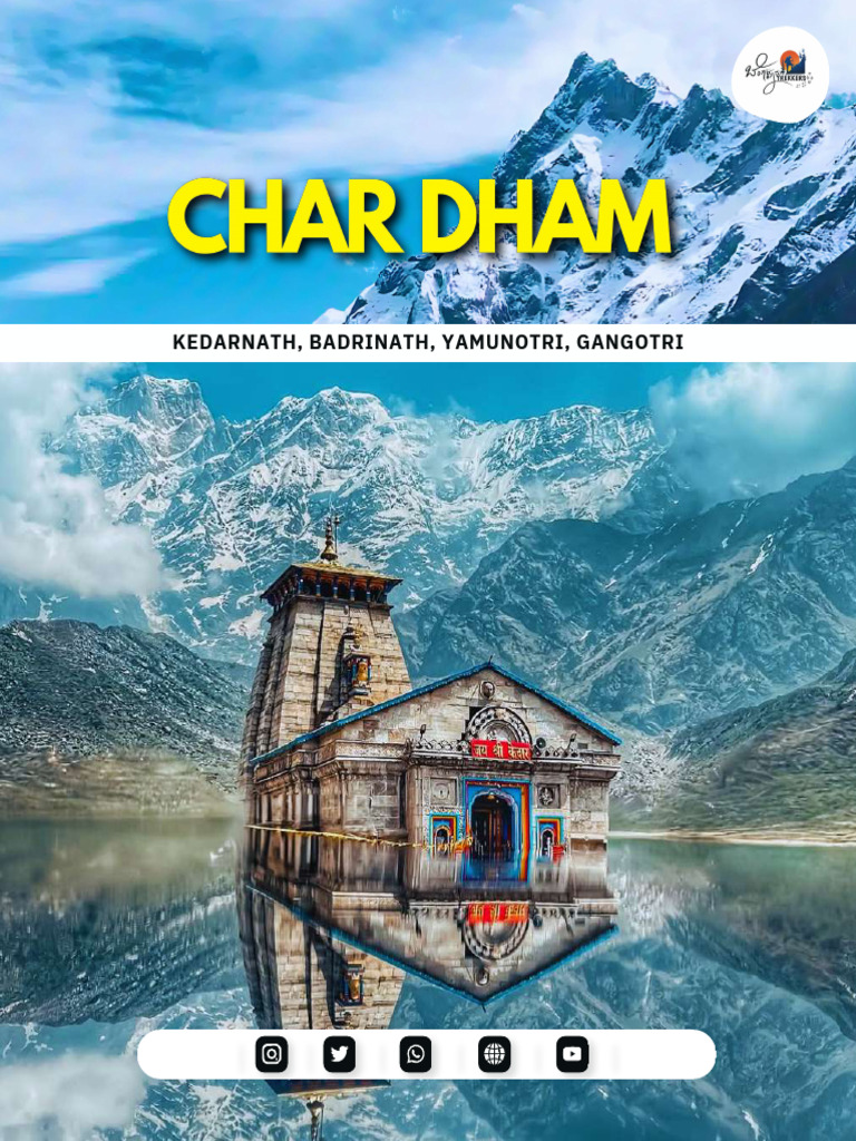 Bengaluru Trekkers: Char Dham Itinerary | PDF