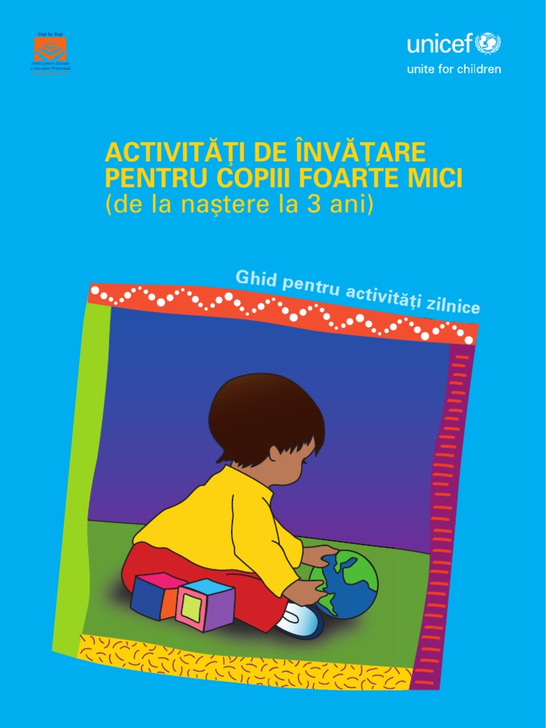 Activitati De Invatare Pentru Copiii Foarte Mici
