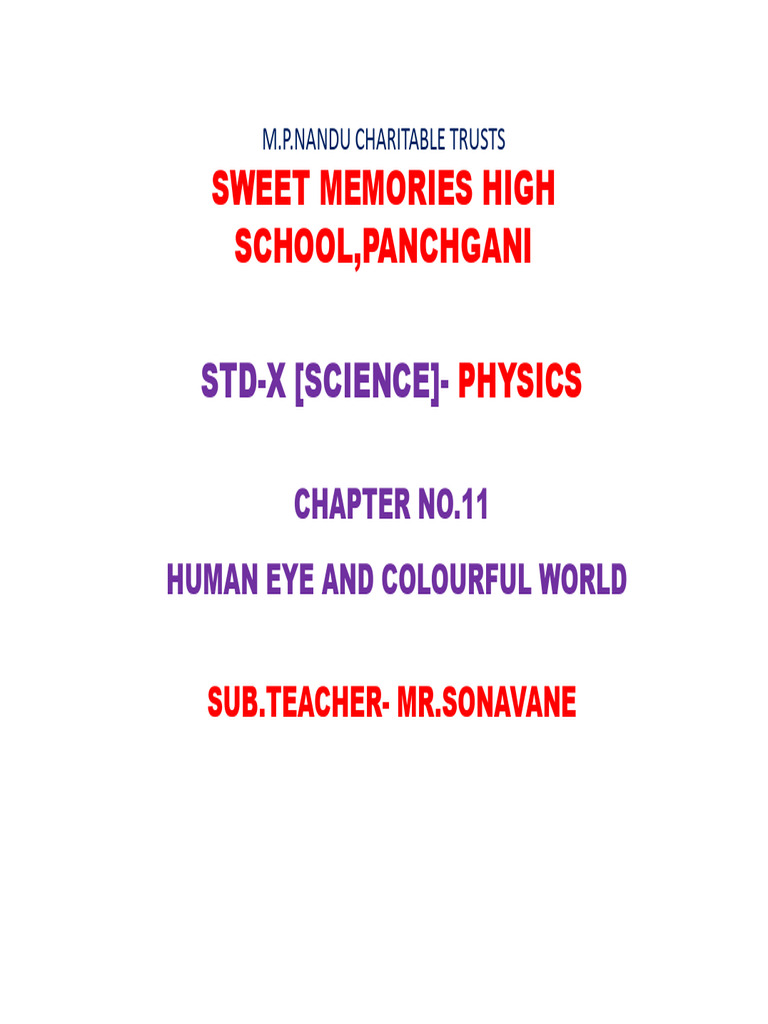 STD X Sci CH 11 | PDF