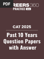 CAT Question Paper - CAT Previous Year Papers - CAT Exam Paper | PDF ...