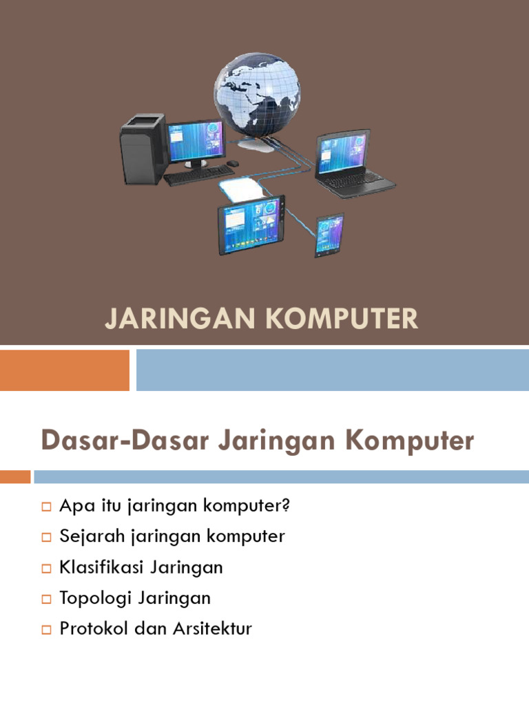 Dasar Jaringan Komputer Dan Sejarahnya Pdf