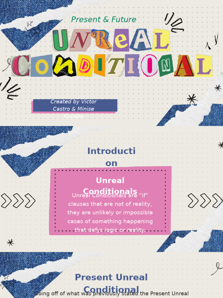 Present & Future Unreal Conditional | PDF