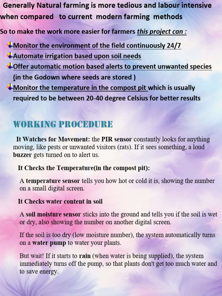 Working Procedure Working Procedure: This Project Can: This Project Can ...