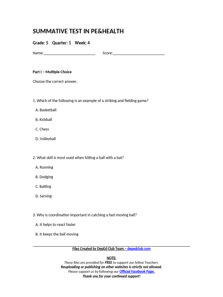 Identifying Non-Fielding Games | PDF | Ball Games | Sports