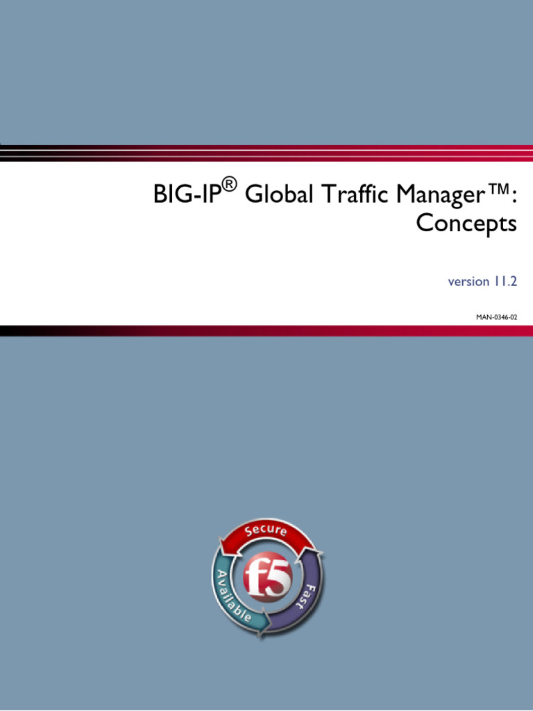 BIG-IP Global Traffic Manager Concepts | PDF | Computer Network | Load ...