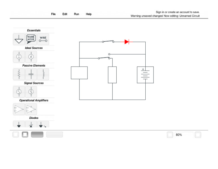 CircuitLab - Editing - Unnamed Circuit | PDF