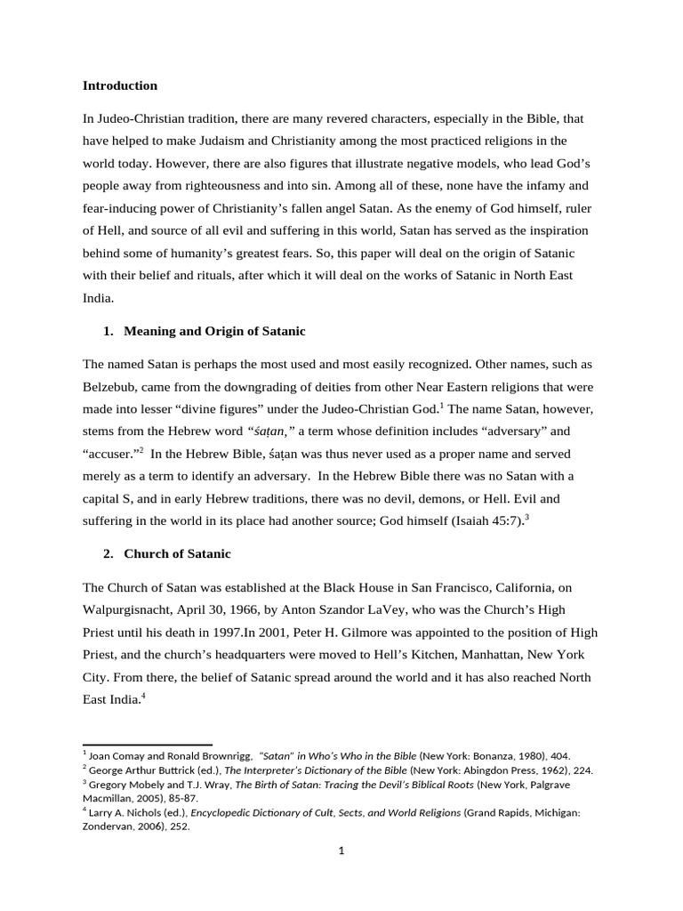 Satanic Worship in Northeast India | PDF | Satan | Spirituality