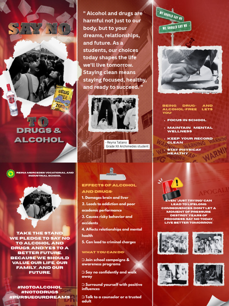 Say No to Drugs and Alcohol: A Pledge | PDF | Substance Related ...