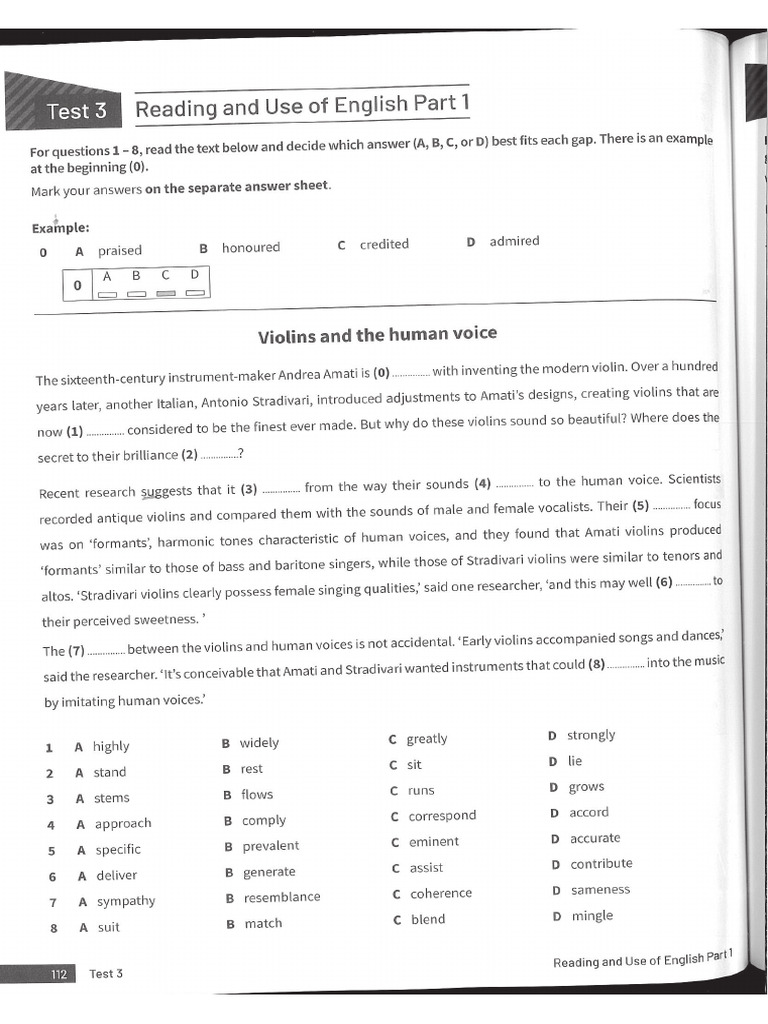 C1 Advanced Trainer 2 EXAM TEST 3 | PDF