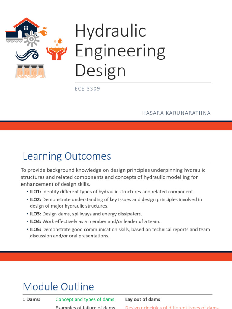 Hydraulic Engineering Design Principles | PDF | Spillway | Flood
