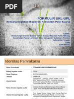 Contoh Dokumen RKL-RPL Lingkungan | PDF