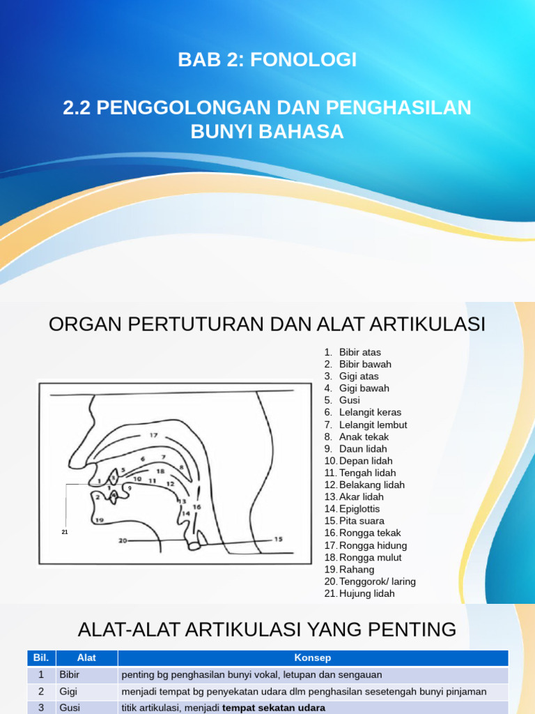 2.2 Penggolongan Dan Penghasilan Bunyi Bahasa | PDF