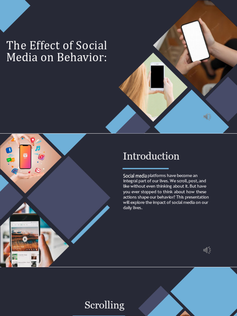 Effect of Social Media On Behaviour | PDF | Privacy | Mental Health