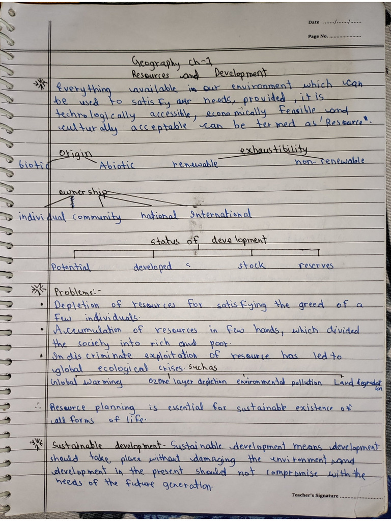 Class 10 Geography Chapter 1 | PDF