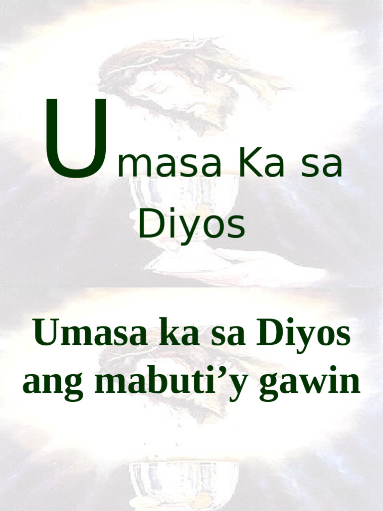 Umasa Ka Sa Diyos | PDF