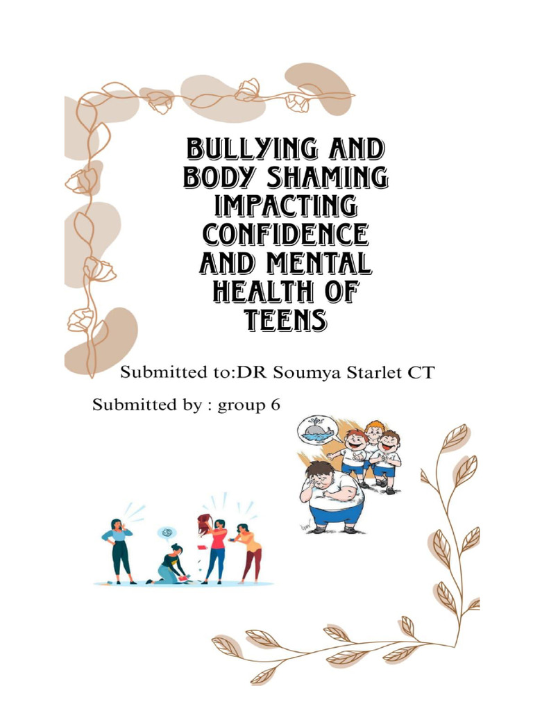 Bullying and Body Shaming | PDF | Adolescence | Bullying
