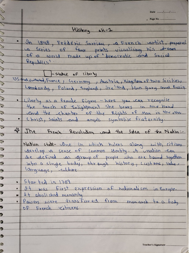 Class 10 History Chapter 1 First Part | PDF