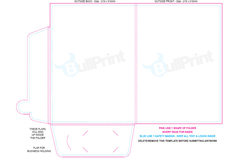 Gusset Folder Artwork Guidelines | PDF