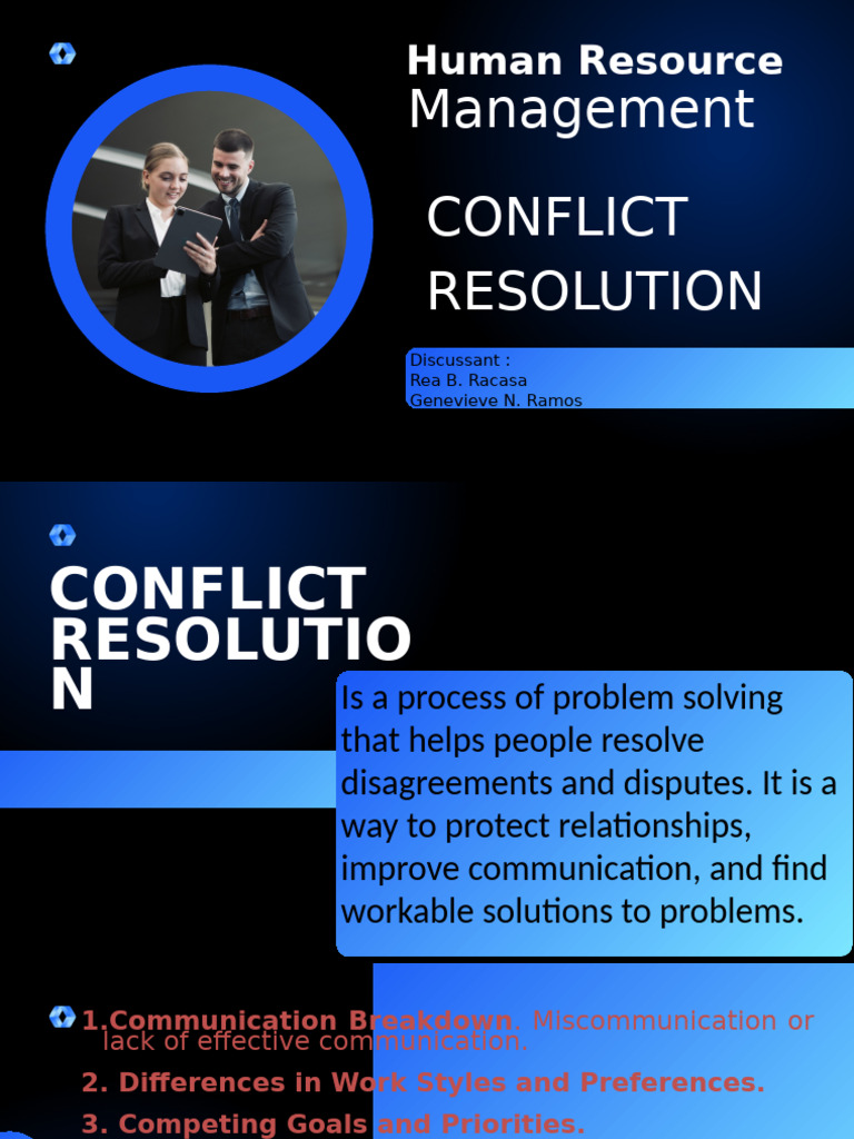 HRM Conflict Resolution | PDF | Conflict Resolution | Mediation