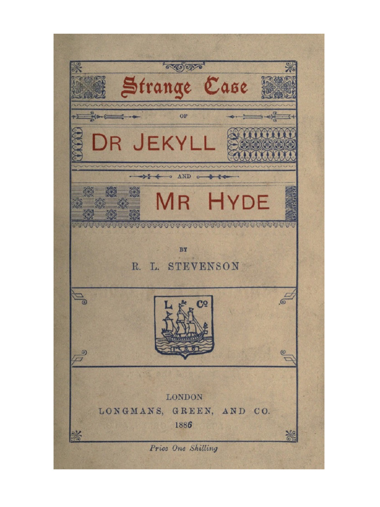 The Strange Case of DR - Jekyll and MR - Hyde | PDF | Strange Case Of ...
