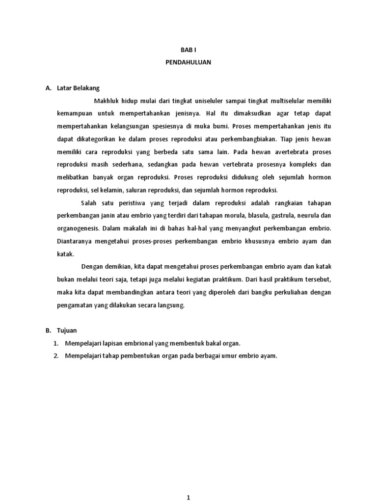 Proses Embriogenesis Ayam dan Katak | PDF | Kesehatan Holistik