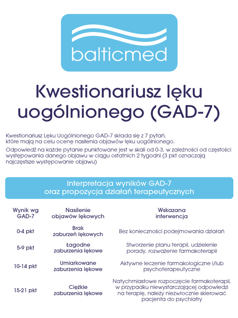 Gad 7 | PDF