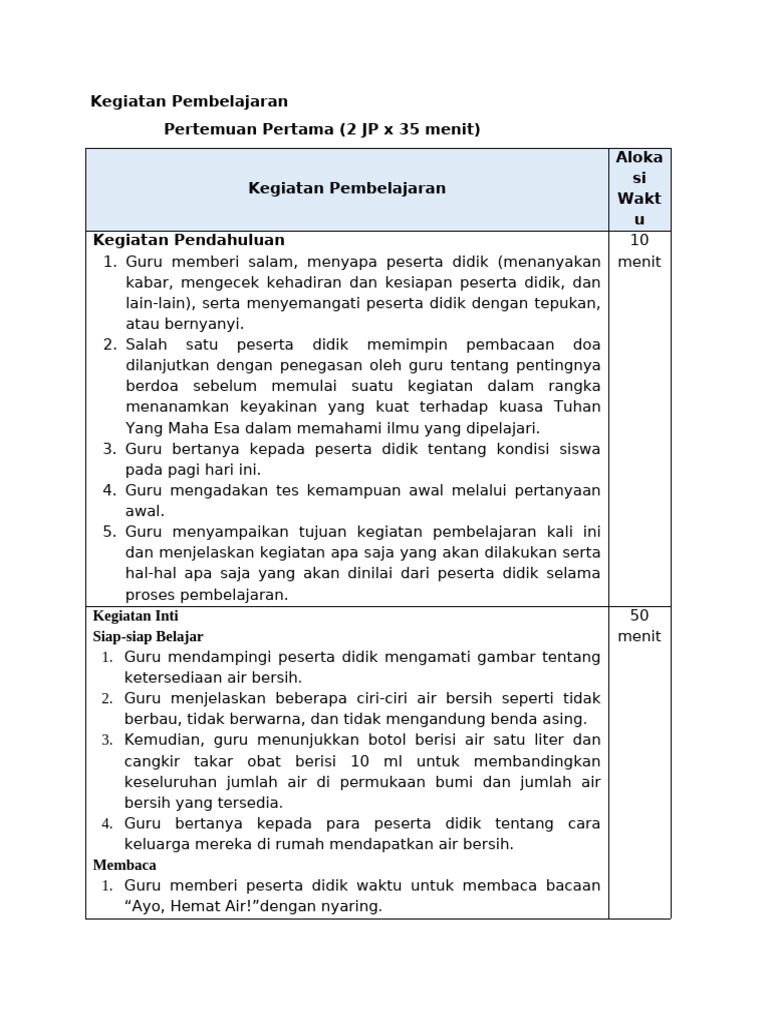 Kegiatan Pembelajaran - Docx 2025 Bii | PDF