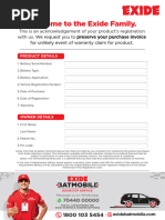 Exide Care - View Registered Batteries and Inverters | PDF | Motor ...