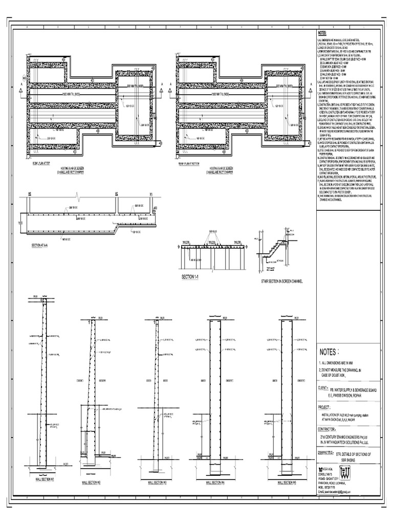 19-7-25 Walls Structure | PDF | Stairs | Building Technology