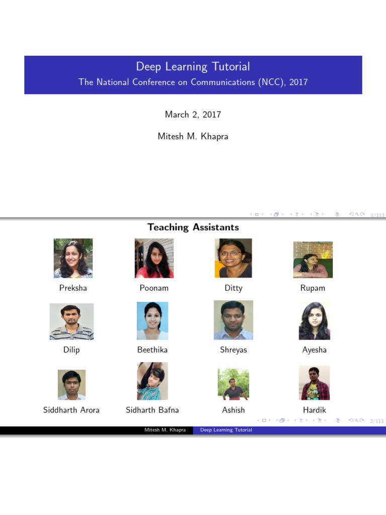 NCC DL Tutorial | PDF | Deep Learning | Computational Neuroscience