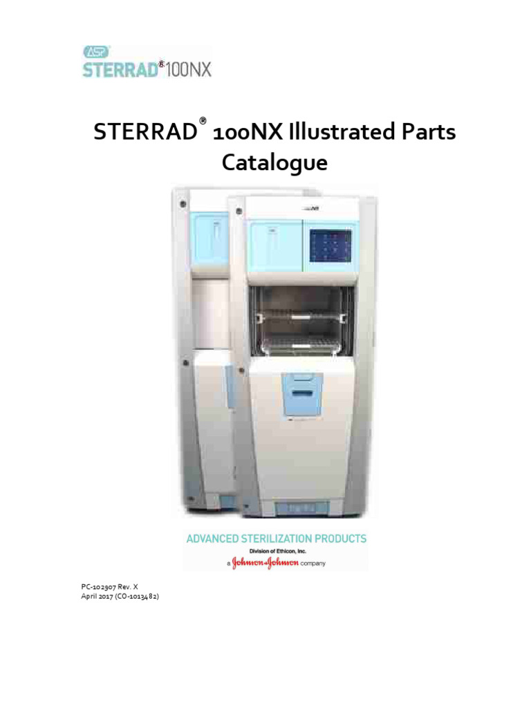 ASP Sterrad 100NX Parts Catalog | PDF | Vacuum Tube | Power Supply
