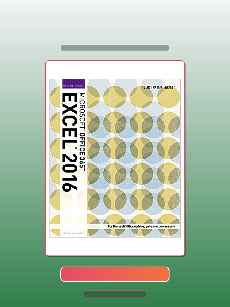 Illustrated Microsoft Office 365 Excel 2016 Comprehensive 1st Edition ...