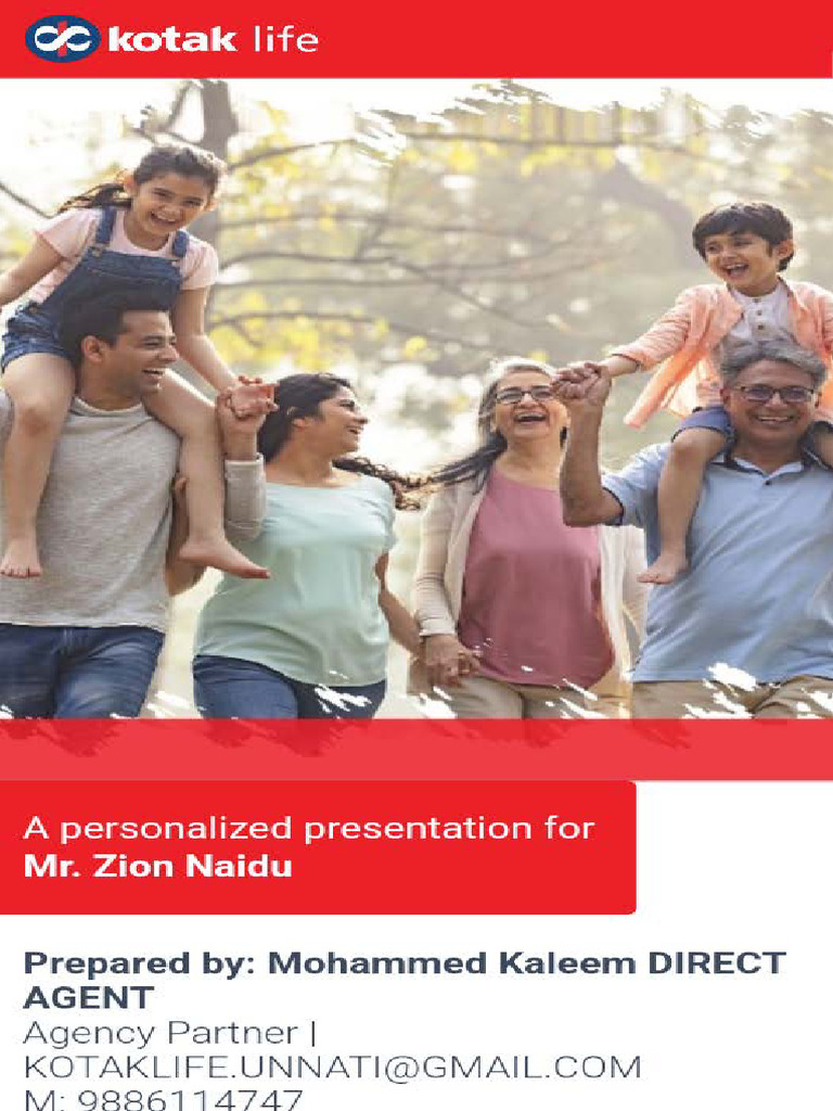 Kotak Fortune Maximiser Plan Overview | PDF | Financial Services ...