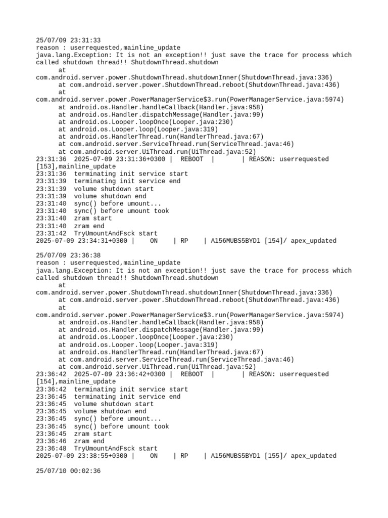Power Off Reset Reason Backup | PDF | Operating System Technology | System Software