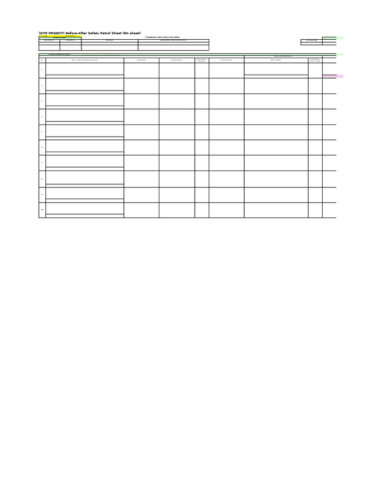 Form BA Sheet Master | PDF
