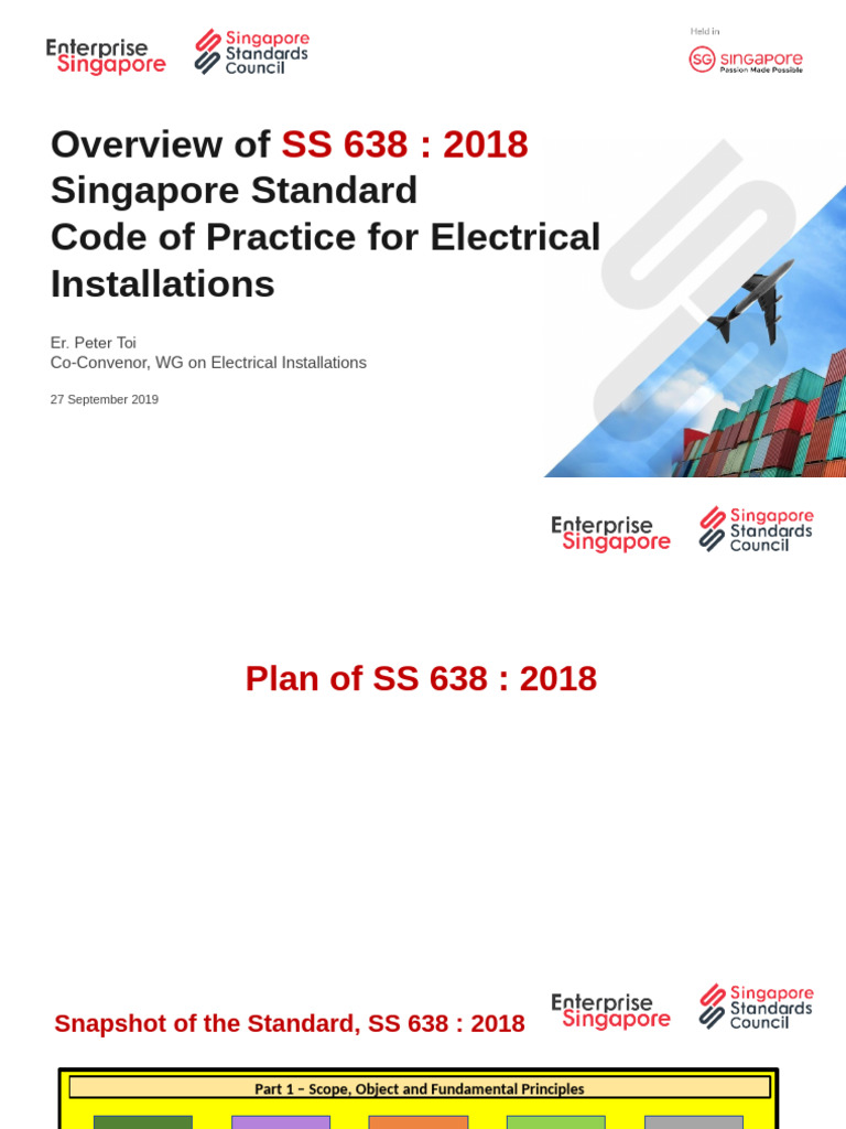 Overview of SS 638:2018 Electrical Code | PDF | Electricity ...
