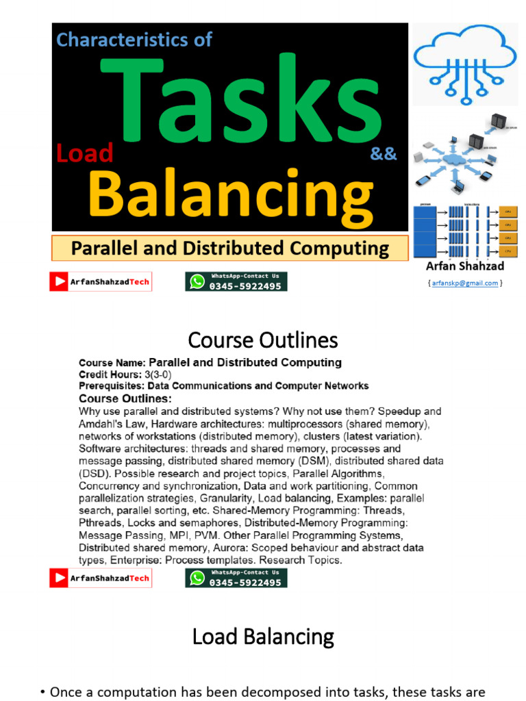 PDC 17 - Load Balancing, Static and Dynamic Load Balancing | PDF | Load Balancing (Computing ...