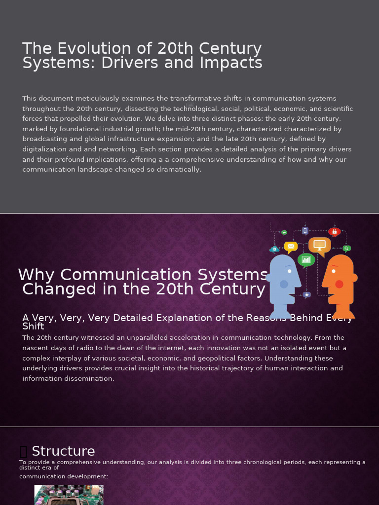 20th Century Communication Evolution | PDF | Telephone | Communication