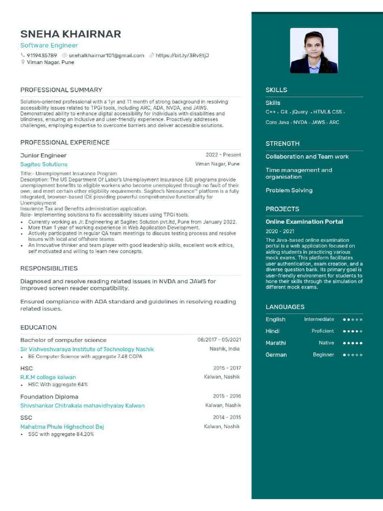 Snehalk Experience Resume | PDF