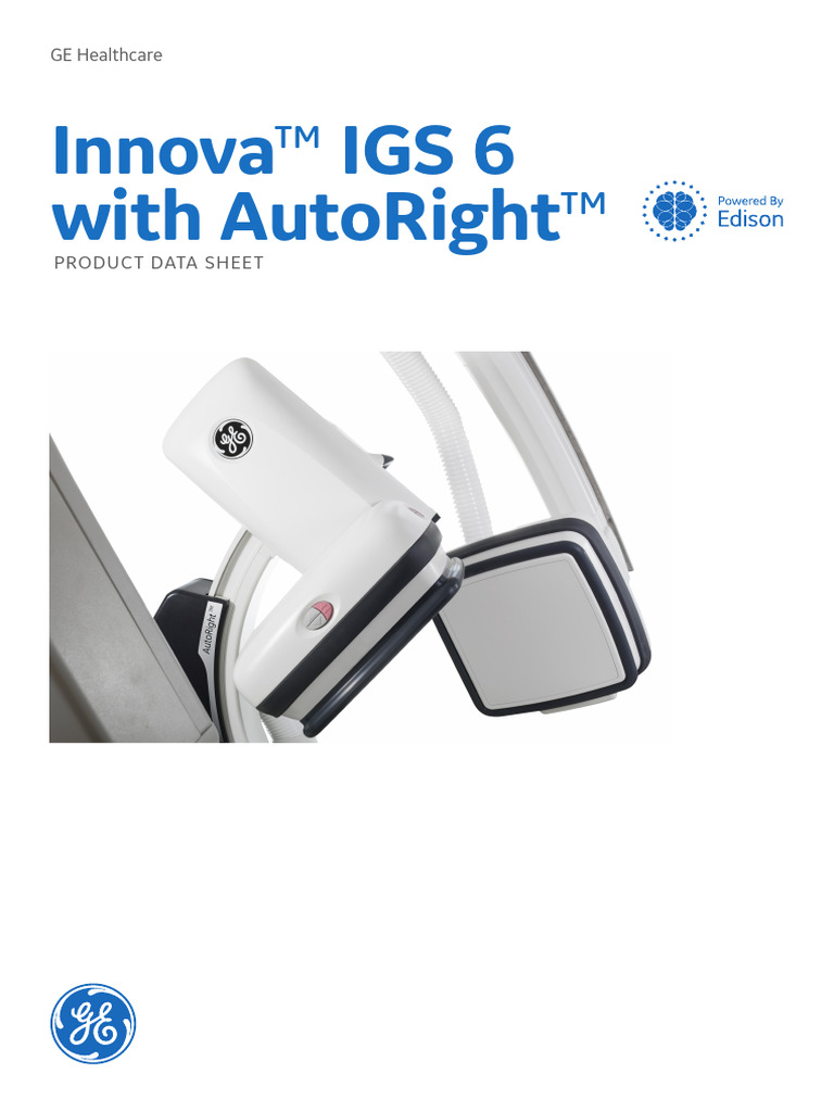 GE Innova IGS 6 Product Overview | PDF | Radiography | Radiology