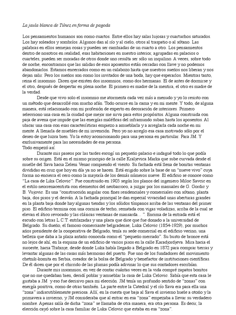 La jaula blanca de Luka Celovic | PDF | Naturaleza