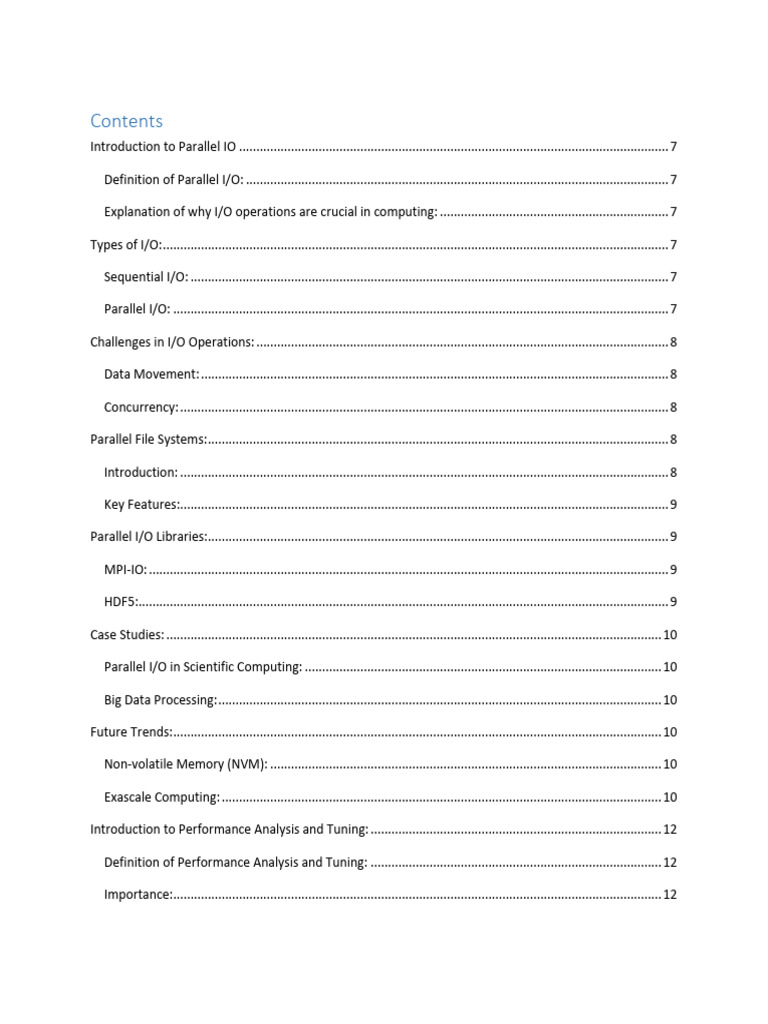 PDC 26 - Parallel IO, Performance Tuning, Scheduling, Storage Systems, Distributed Shared Data ...
