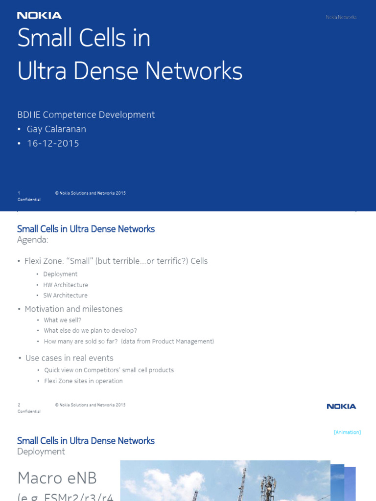 Small Cells in Ultra Dense Networks | PDF | System On A Chip ...