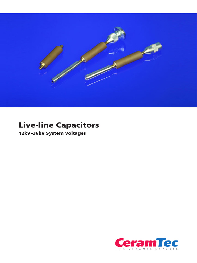Ec Live Line Capacitors 01 | PDF | Capacitor | Electricity