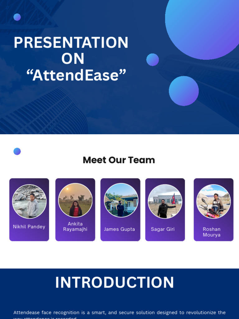 AttendEase Proposal | PDF | Databases | Real Time Computing