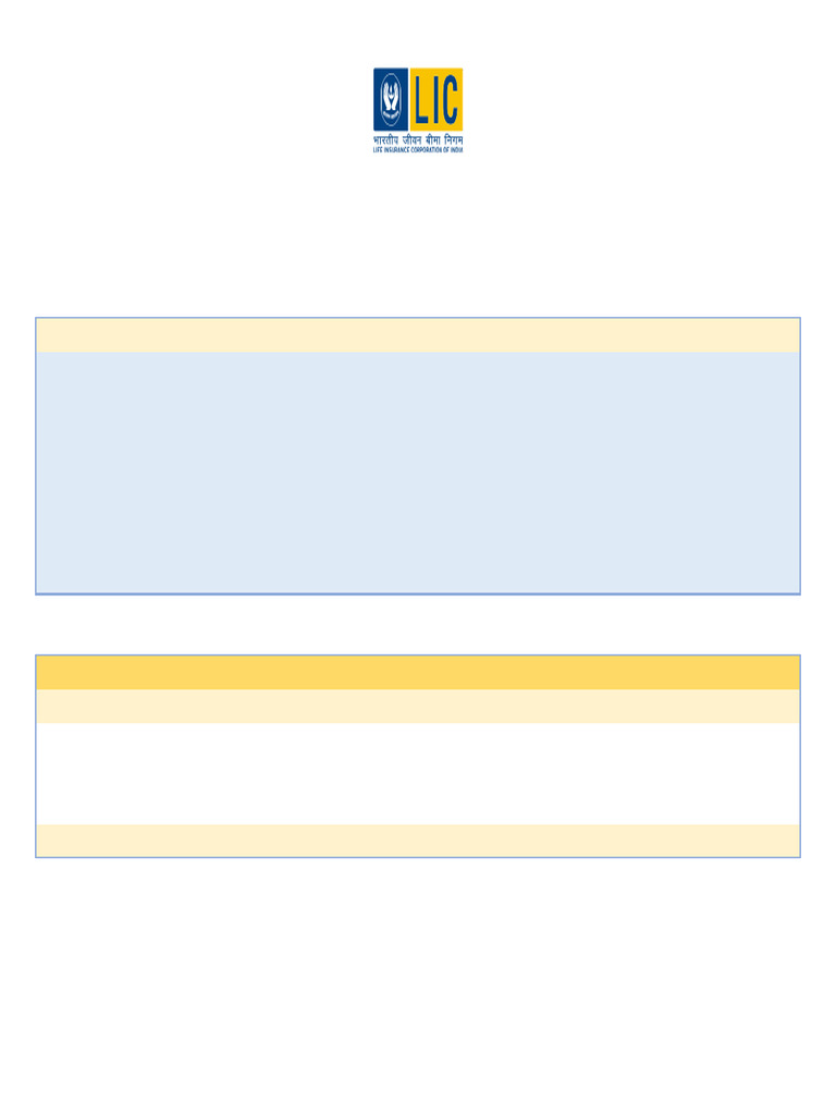 Benefit Illustration LIC's Yuva Term | PDF | Insurance | Private Sector