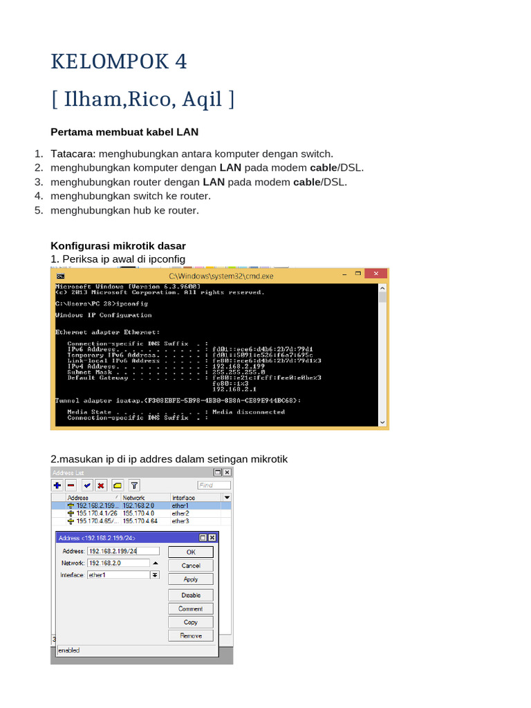 Kelompok 4 (Ilham, Rico, Aqil) | PDF